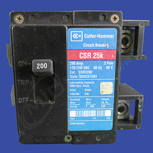 CSR2200 Cutler Hammer Circuit Breaker $526.00